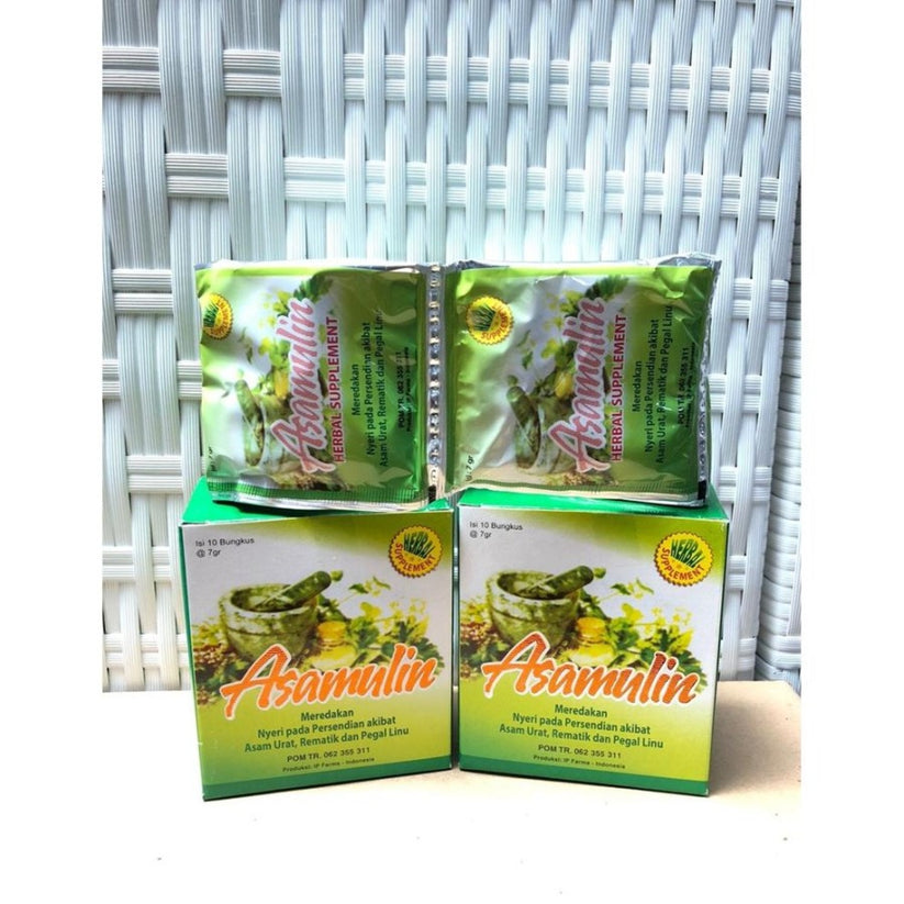 Asamulin Powder (Tea) herbal concoctions for gout, sore, cholesterol F ...